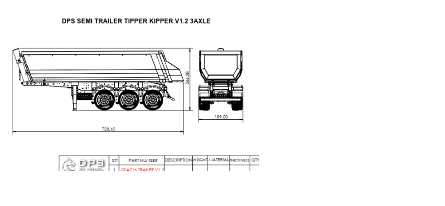 SEMI TRAILER TIPPER KIPPER V1.2